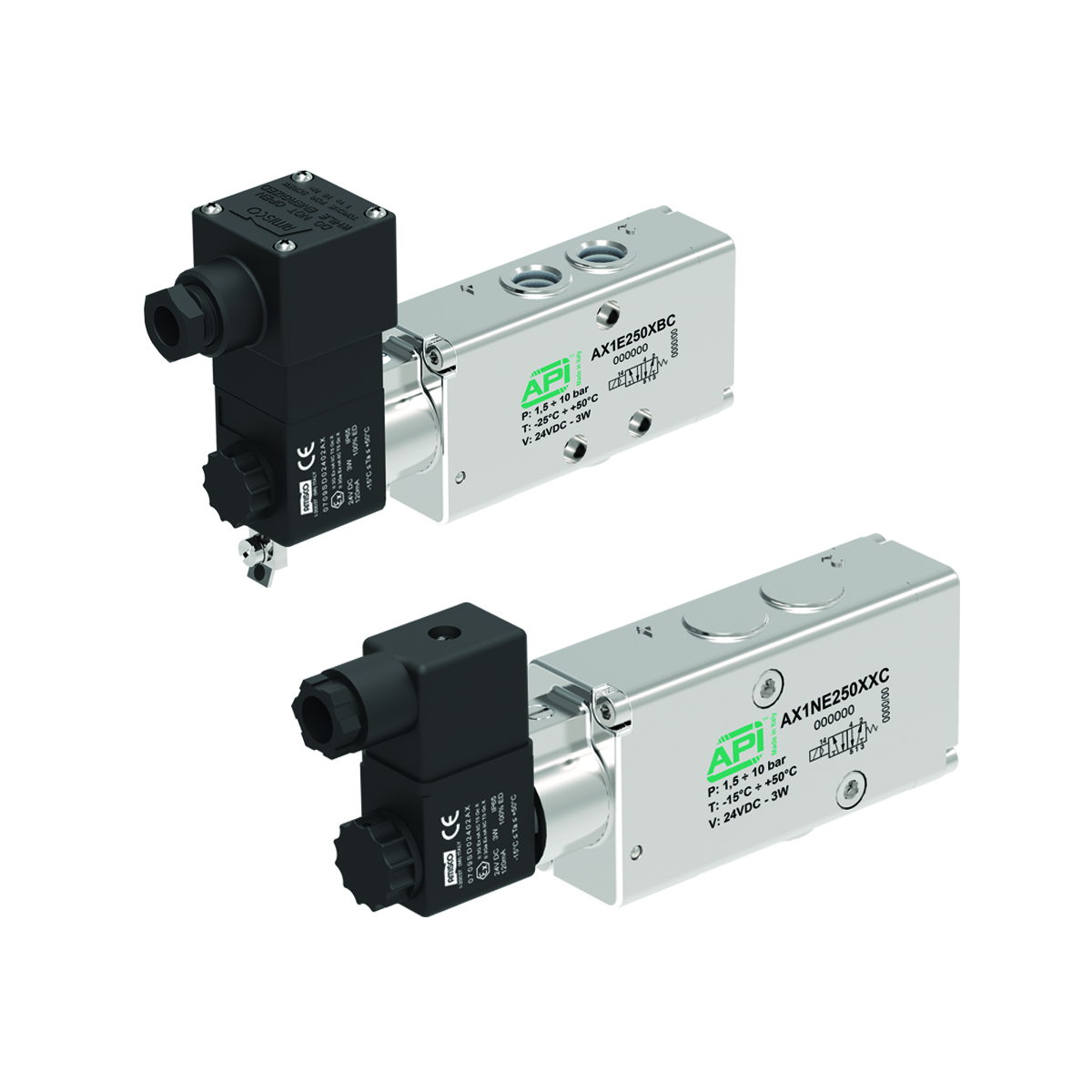 3/2 Solenoid/Spring Stainless Steel Valves | Hydraulic Megastore