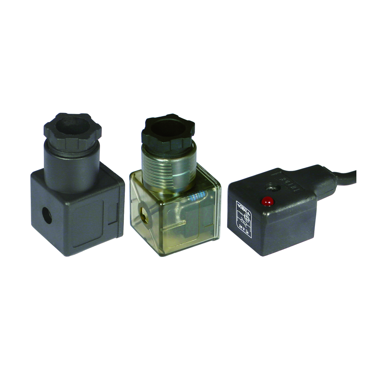 With LED+VDR, Transparent 24V, AC-DC | A18209T1