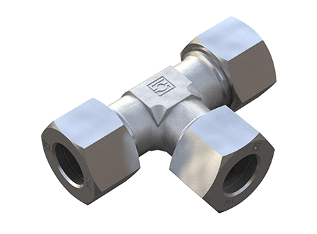 Mild Steel Compression Tee's | Hydraulic Megastore