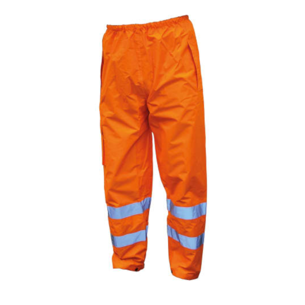 Hi-Vis Orange Motorway Trousers - XL (44in) | SCAWWHVMTXO