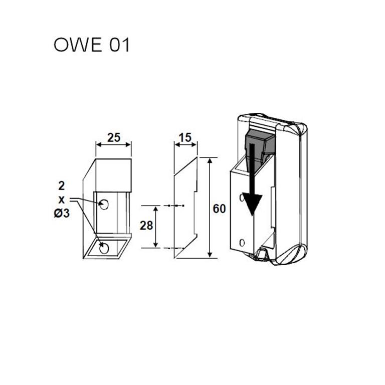 Mounting Bracket For Standard & Industrial Transmitters | OWE01