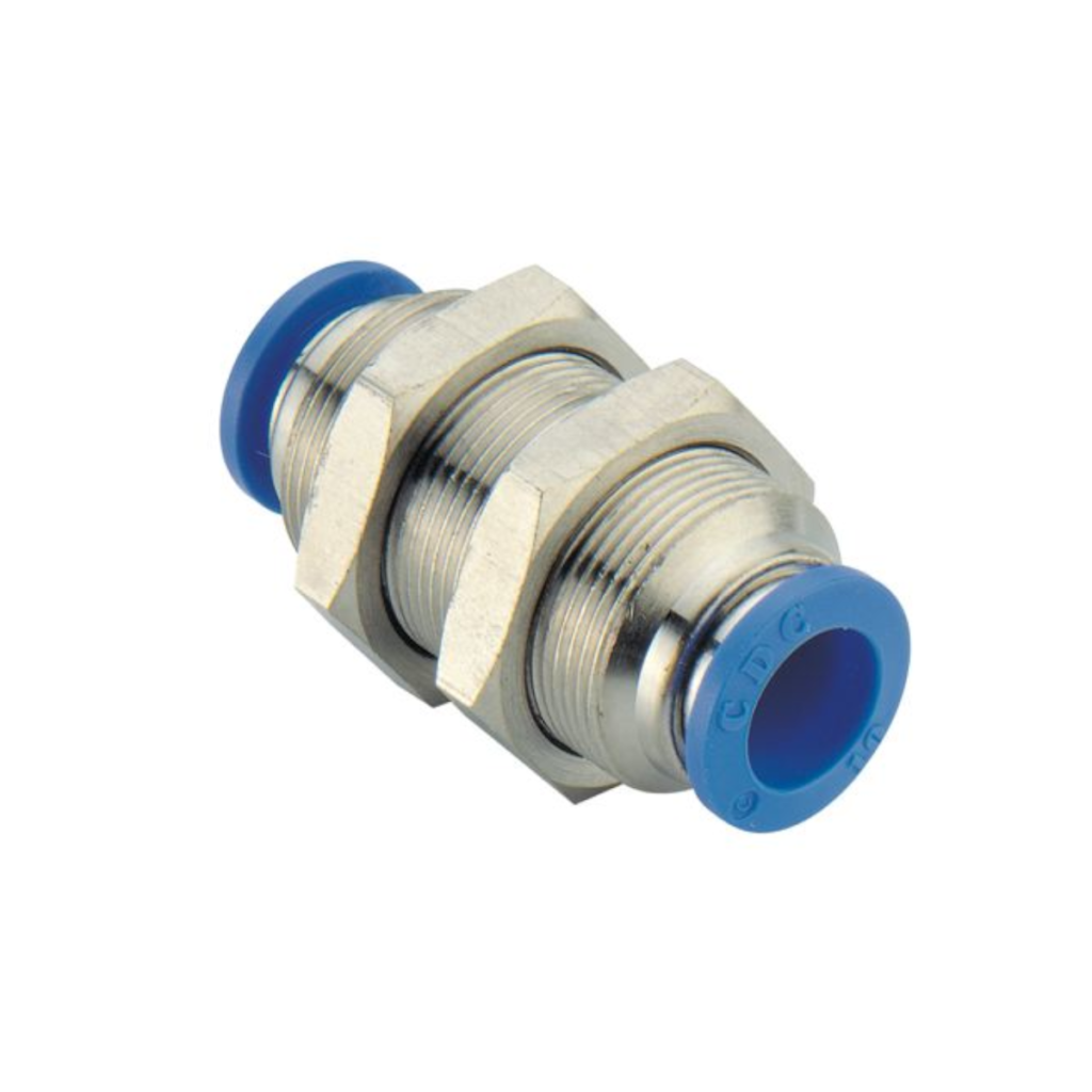 12mm OD X 12mm OD CDC ONE-TOUCH BULKHEAD UNION | CDPMM12N