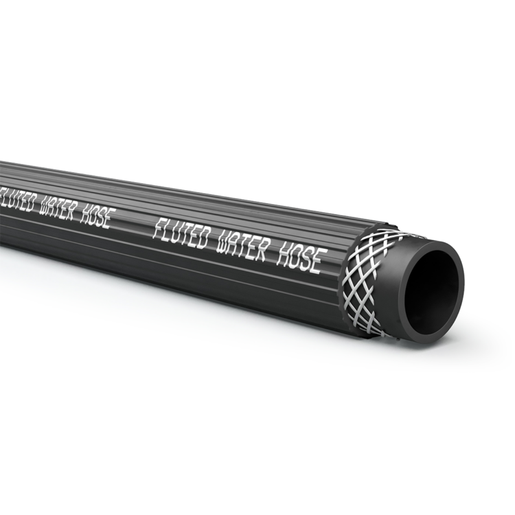1/2" Fluted Water Hose Black 7 Bar WP (40 Mt Length) | FWH-13