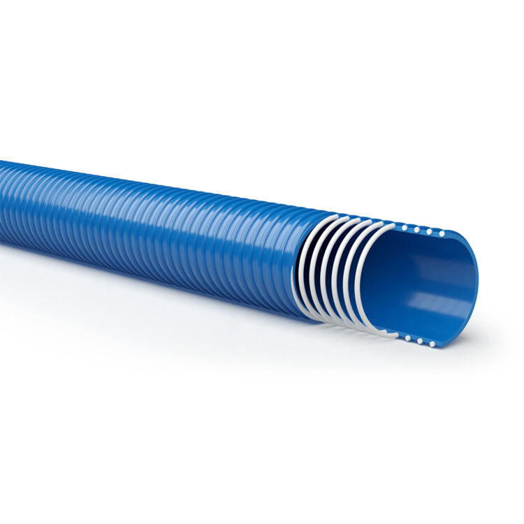 25x32mm PVC Oil S&D Hose Blue (10m Coil) | BMD-25