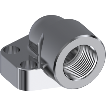 3000 Series 90° Elbow SAE Flange BSP Threaded Stainless Steel ...