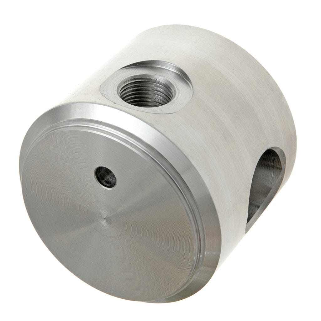 EC6060-25P Bored End Cap With Oil Inlet | EC6060-25P