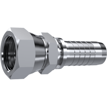 NPSM Straight Swivel Female Double Hex (60° Cone) Hose Fitting ...