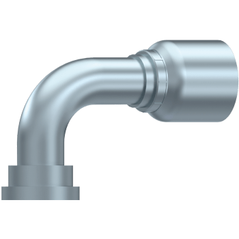 One Piece 9000 PSI SAE 90° Flange | Hydraulic Megastore