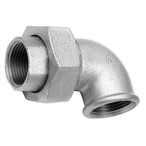 3/4" BSPP FEMALE GALV UNION ELBOW | AL-096E9