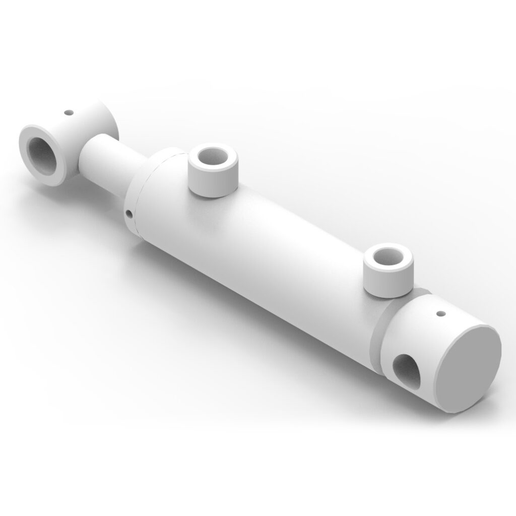 40mm Bore X 25mm Rod X 900mm Stroke - 3/8" BSP Ports - Double Acting ...